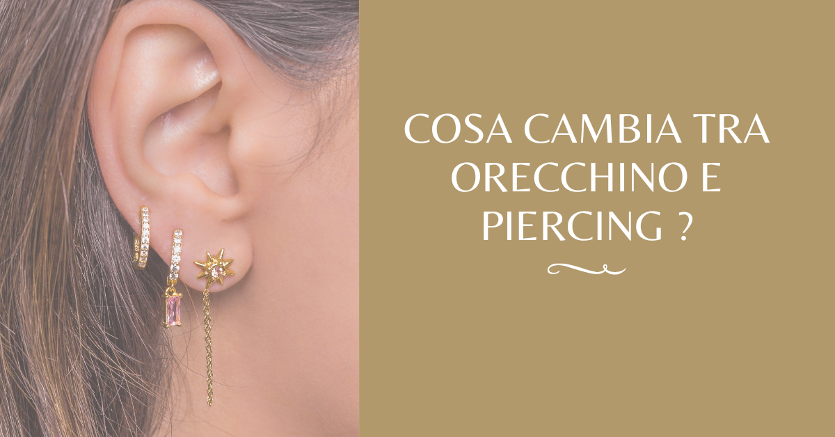 Cosa cambia tra orecchino e piercing ? – Piercing Opale