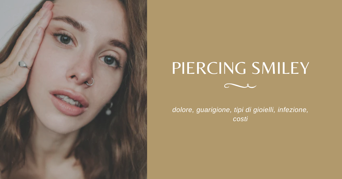 Smiley Piercing : Dolore, guarigione, tipi di gioielli... – Piercing Opale